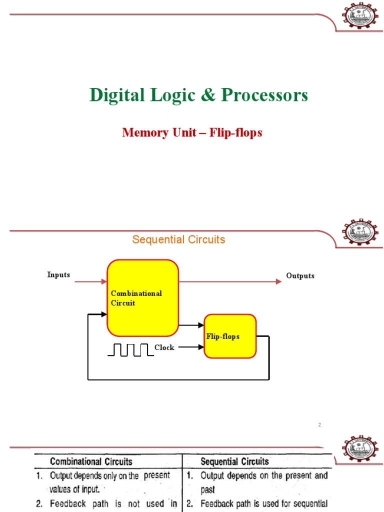 An In-Depth Explanation of Latches, Flip-Flops, and Their Role in Digital Memory | PDF | Logic ...
