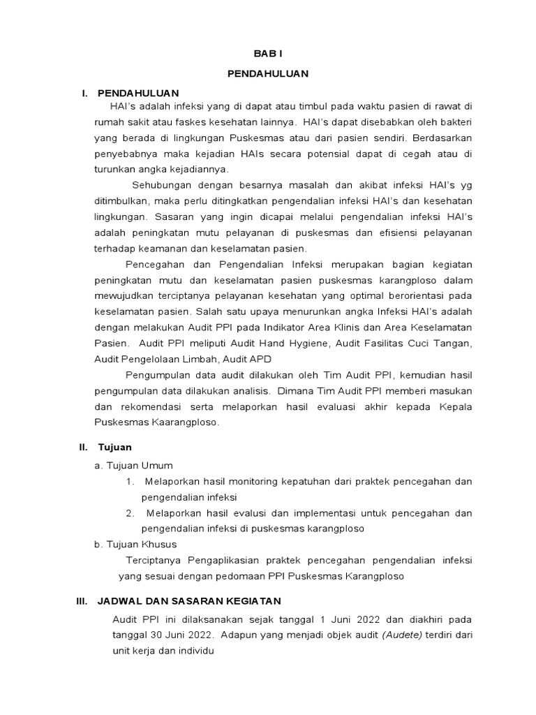 Laporan Audit Ppi TW I 2022 | PDF