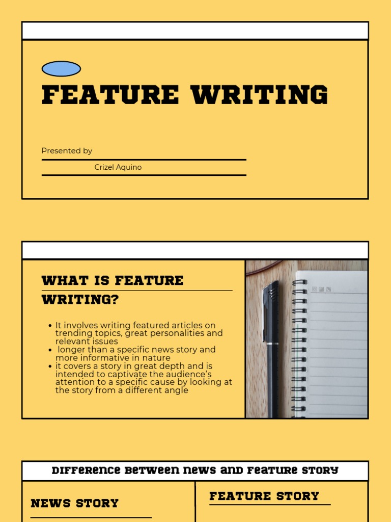 Feature Writing | PDF | Psychological Concepts | Cognitive Science