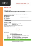 Caustic Soda Safety Data Sheet | PDF | Sodium Hydroxide | Dangerous Goods