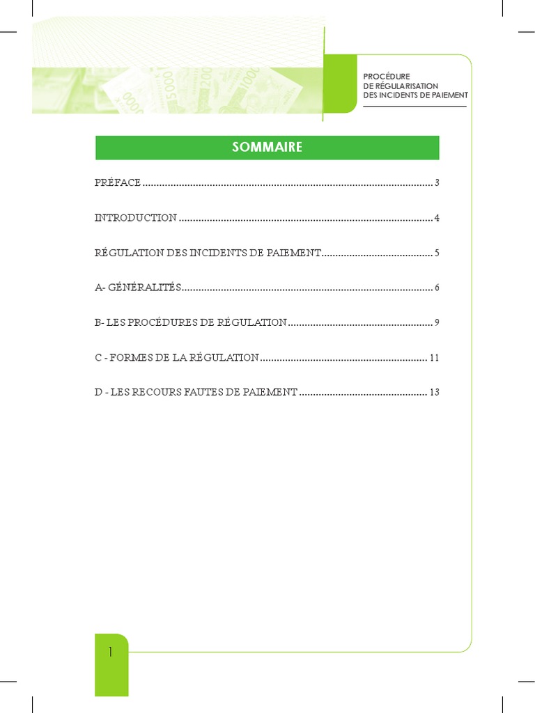 Guide de Régularisation des Paiements | PDF | Chèque | Banques