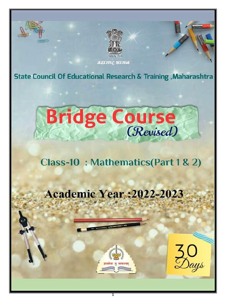 STD 10 TH Maths Bridge Course | PDF | Elementary Mathematics | Mathematics