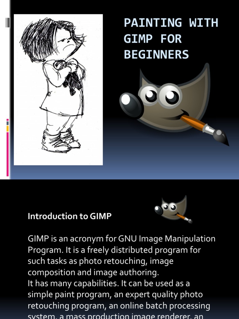 Beginner's Guide to Painting in GIMP | PDF | Software Development ...