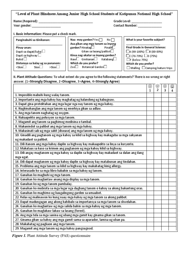 Updated Questionnaire | PDF