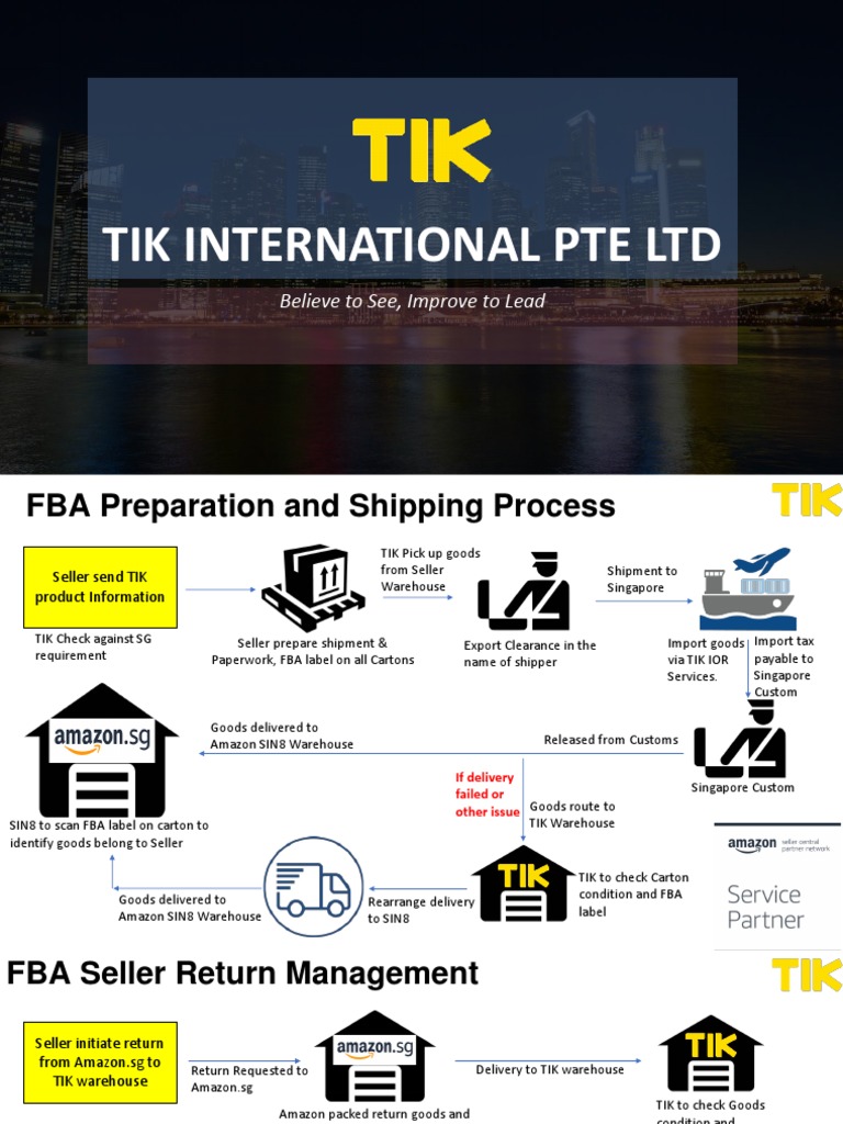 TIK FBA Process | PDF | Warehouse | Cargo