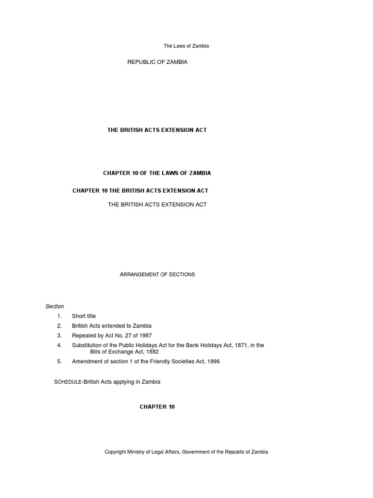 British Acts Extension Act | PDF | Public Law | Justice