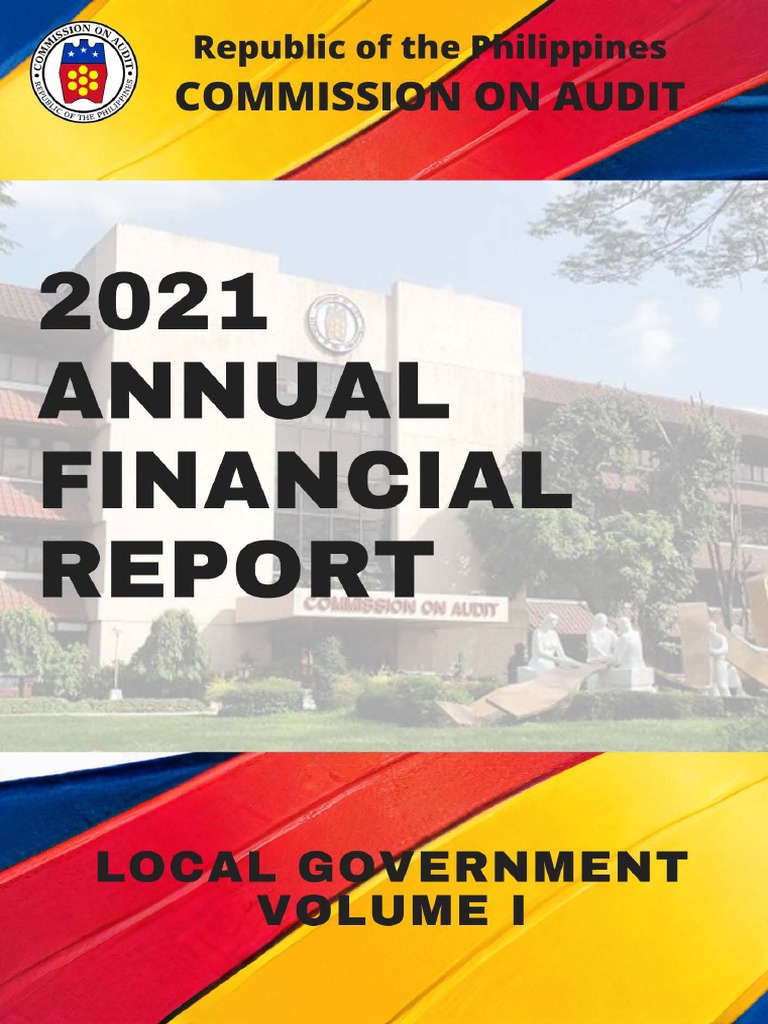 Annual Financial Report For The Local Government Volume I | PDF ...
