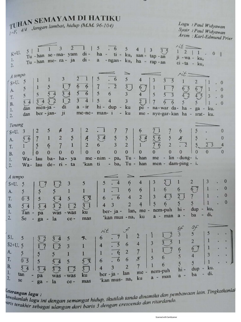 Tuhan Semayam Di Hatiku | PDF