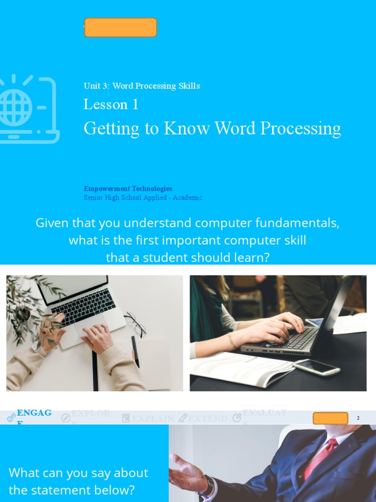 UNIT-3-L1-PPT | PDF | Word Processor | Software