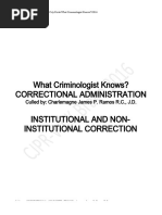 BuCor Inmate Security Classifications | PDF | Prison | Sentence (Law)