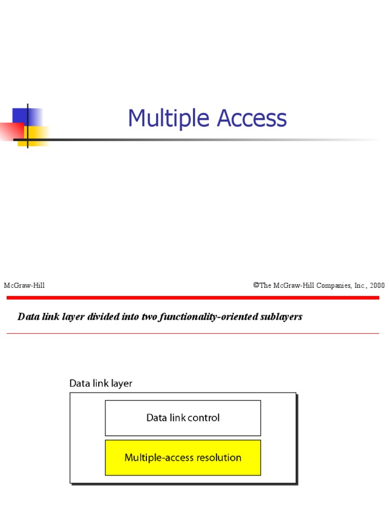 Media Access Control | PDF | Channel Access Method | Physical Layer ...