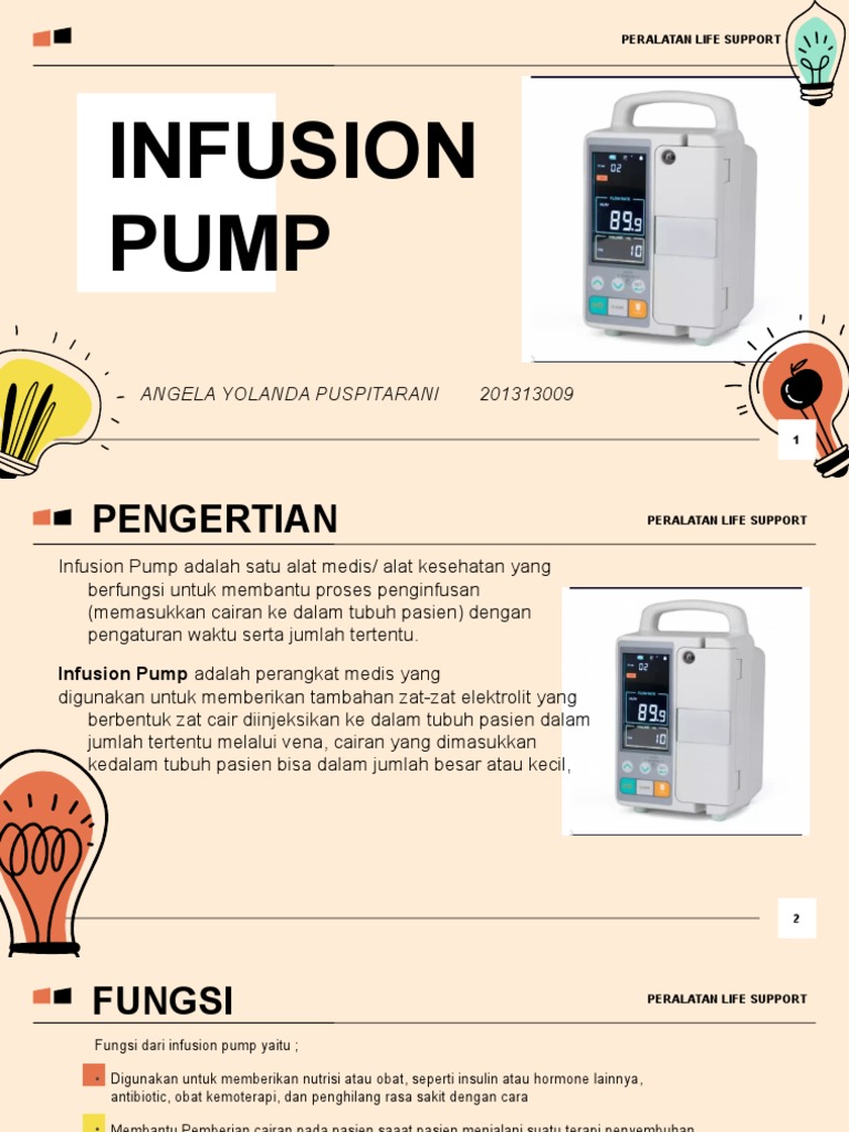 Angela Yolanda Infusion Pump | PDF