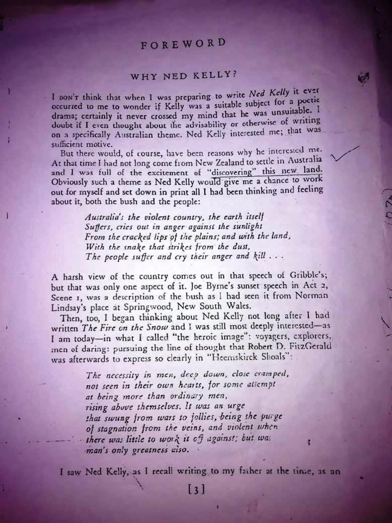 Ned Kelly Drama | PDF