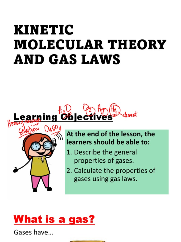 Lesson - Lec - KMT and Gas Laws | PDF | Gases | Chemistry