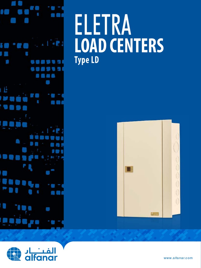 Alfanar LD Load Centers Overview | PDF | Electrical Wiring | Insulator ...
