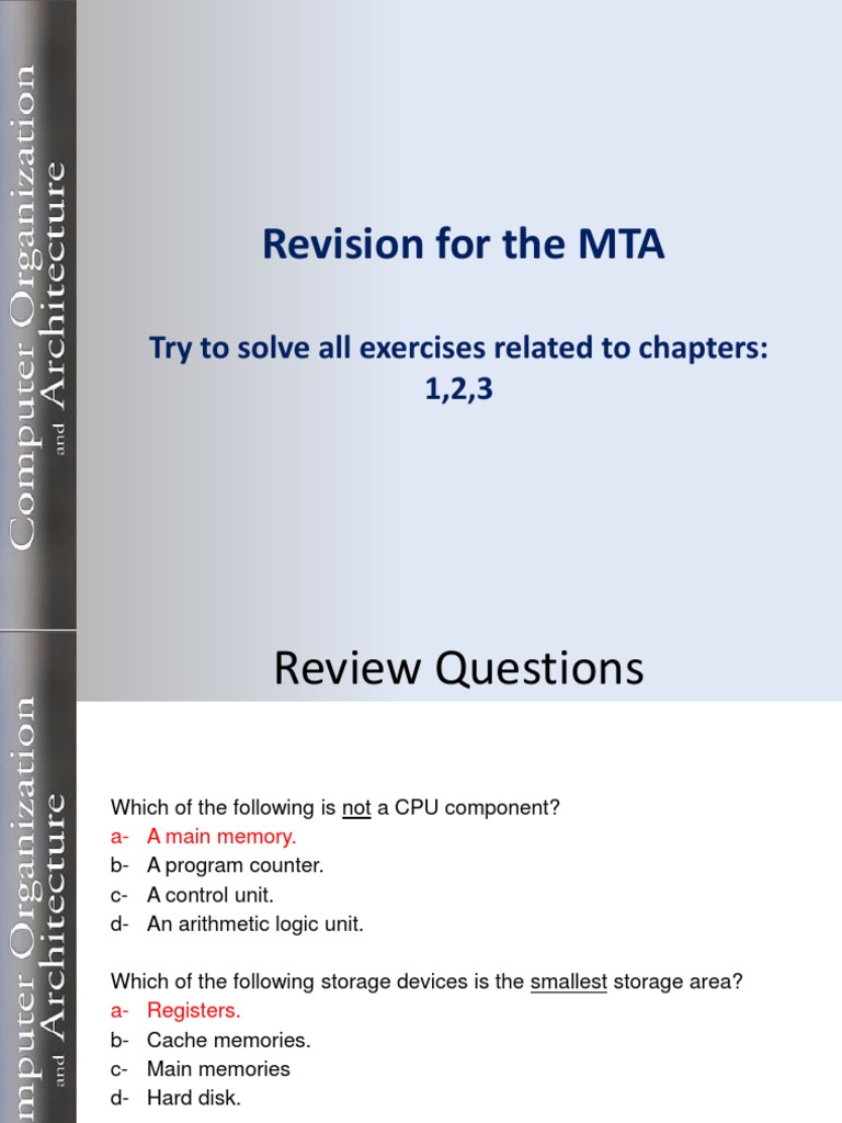 T103-Revision For MTA-2017 | PDF | Computer Data Storage | Digital ...