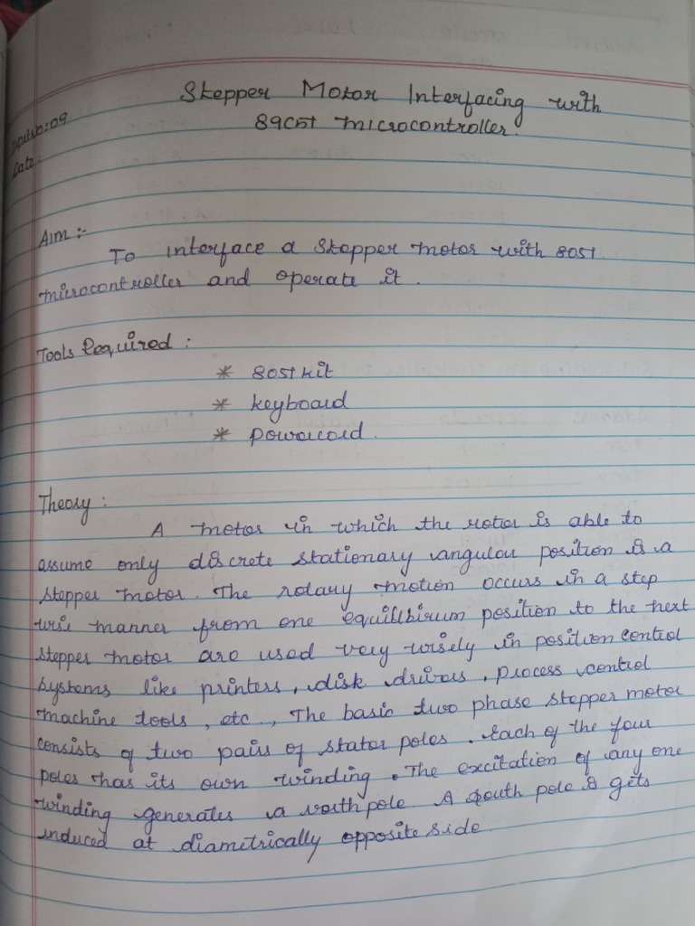 9 Stepper Motor Mpmc Lab Pdf