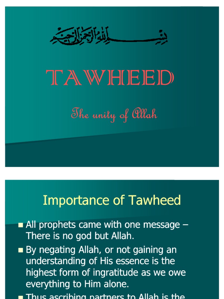 Tawheed | PDF