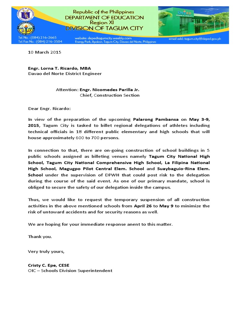 DPWH-Suspension of Work | PDF | Career & Growth | Business