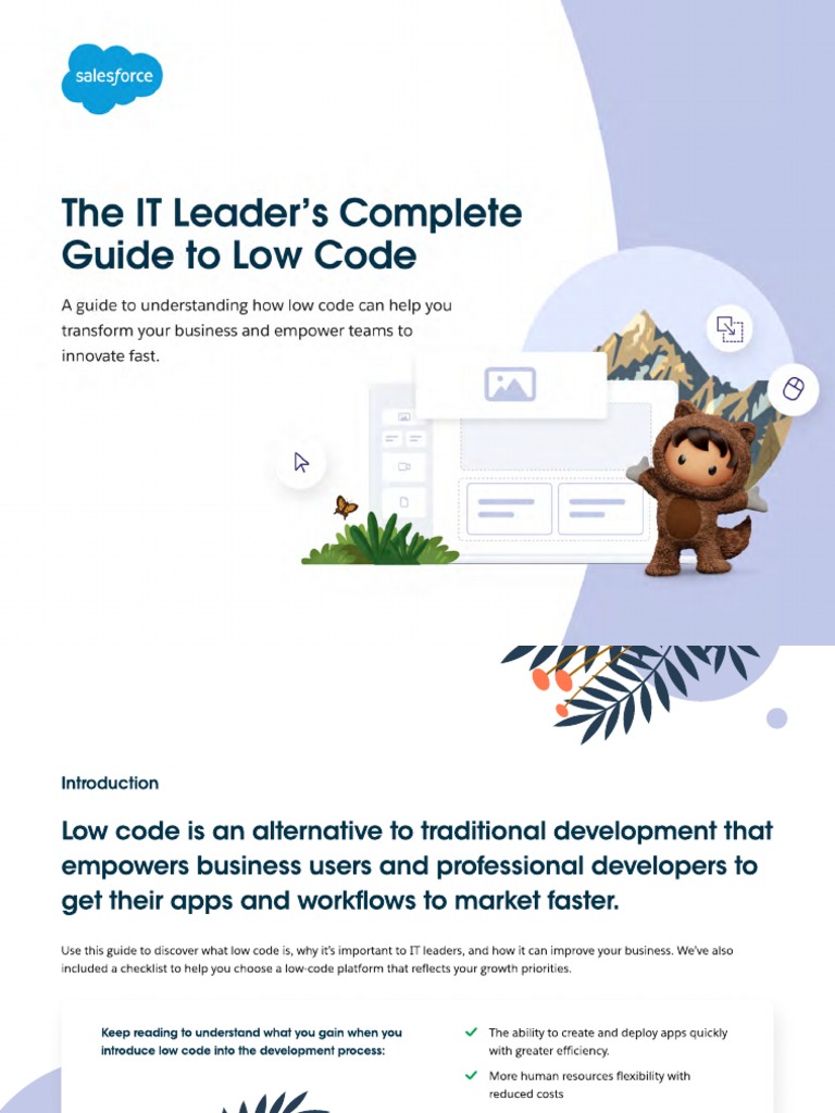It Leader Guide To Low Code | PDF | Mobile App | Cloud Computing