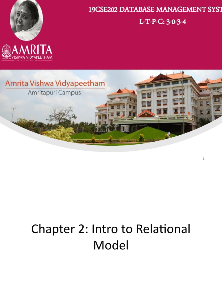Ch2 Intro To Relational Model Pdf Relational Model Relational Database 