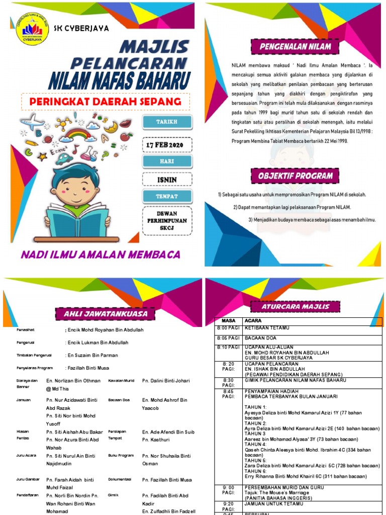 Buku Program Pelancaran Nilam | PDF
