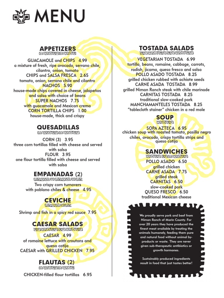 Regular Menu | PDF | Foods | Cuisine