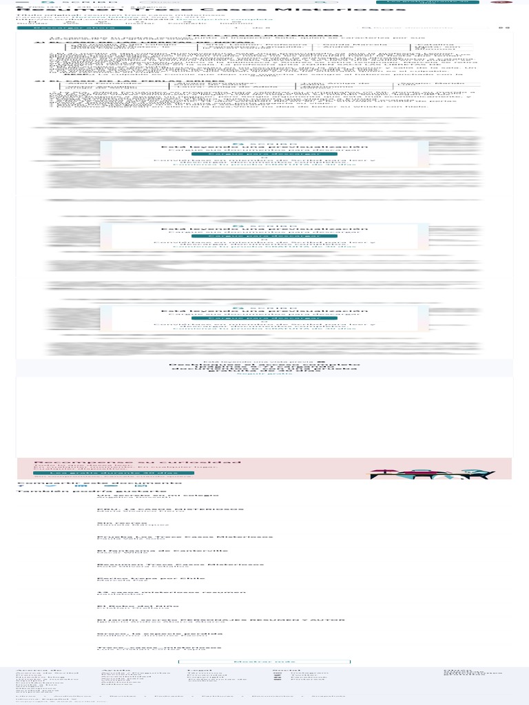 Resumen Trece Casos Misteriosos PDF | PDF