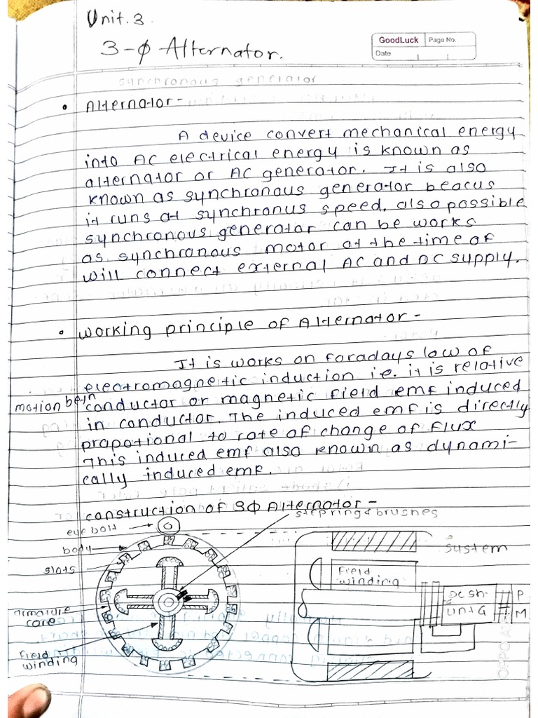 3 Phase Alternator | PDF