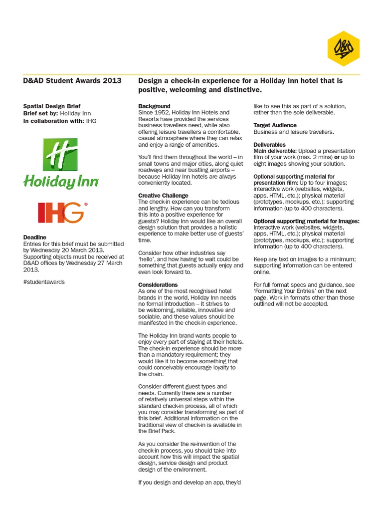 Holiday Inn Brief | PDF | Computer File | Adobe Flash
