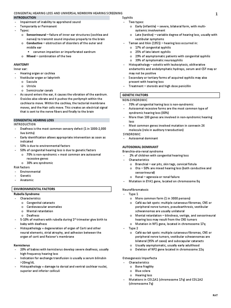 Hearing Loss | PDF | Hearing Loss | Ear