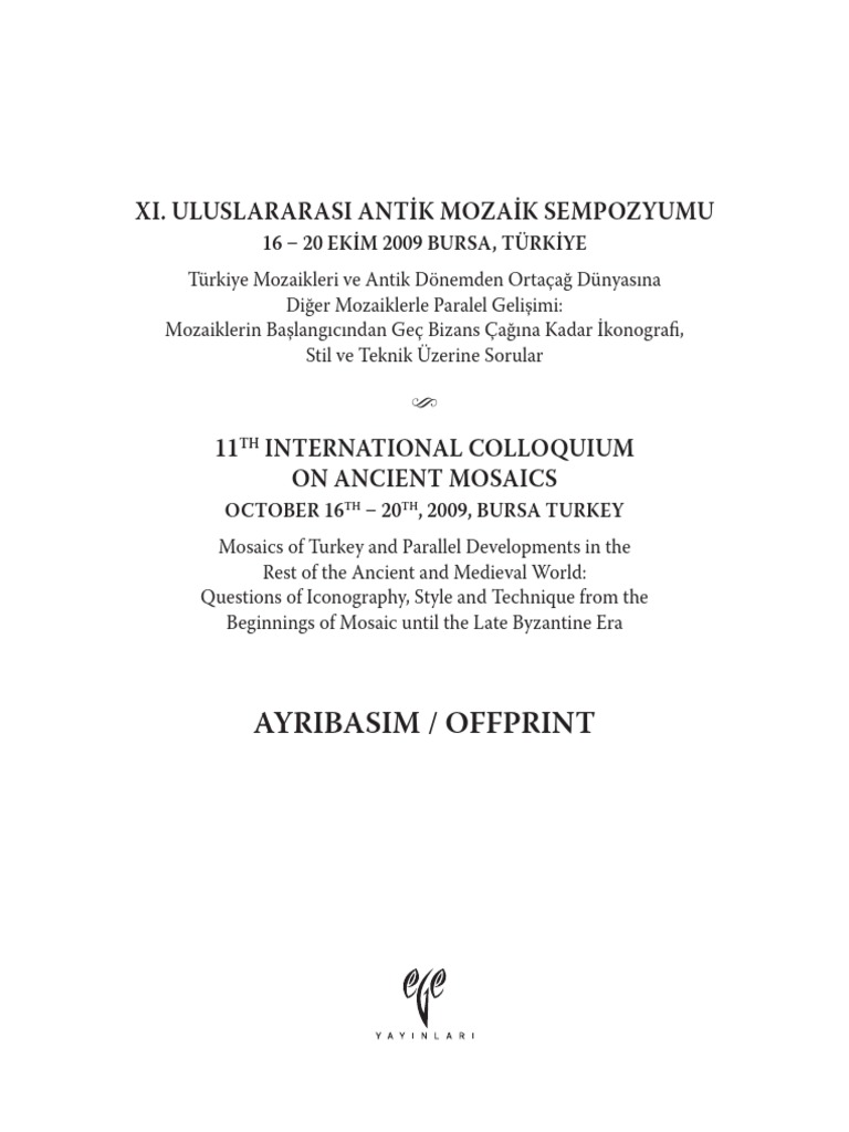 The History and Development of Mosaics I | PDF