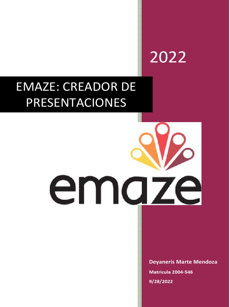 Manual de Emaze para Presentaciones Efectivas | PDF | Youtube | Software