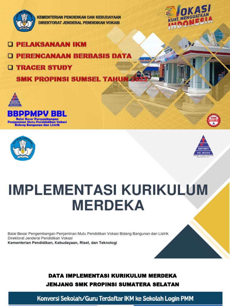 Materi IKM, Tracer Study Dan PBD Sumsel | PDF