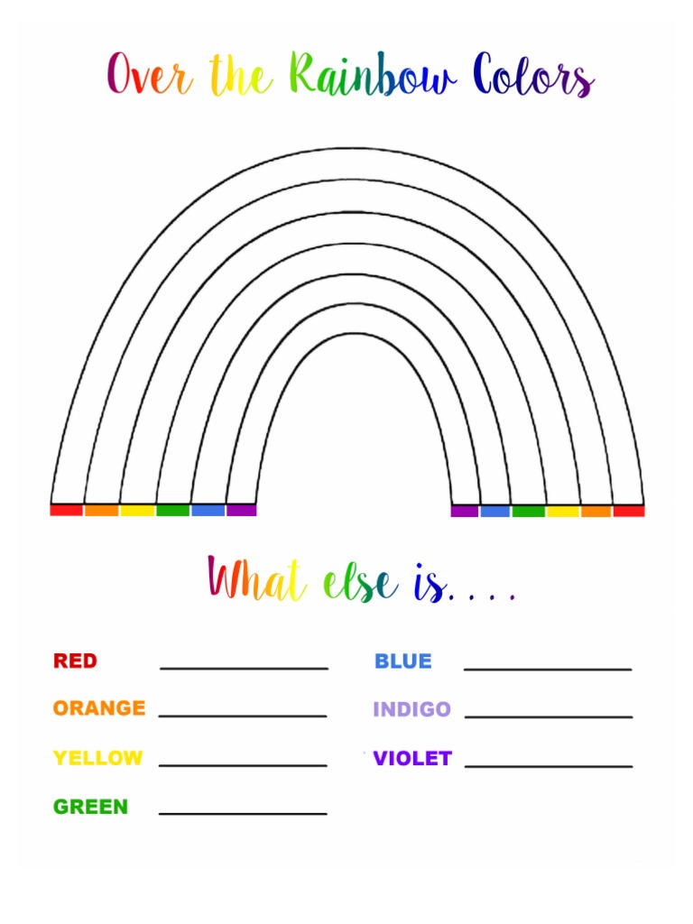 The Colors Worksheet | PDF