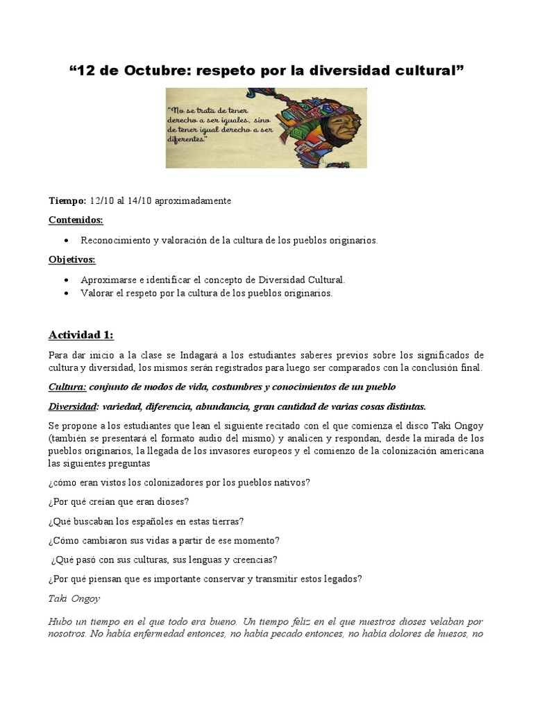 12 de Octubre | PDF | Américas | Cristobal colon