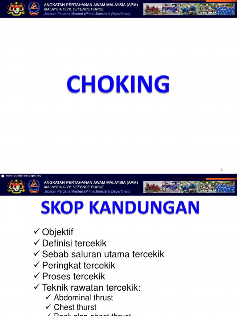 Slide Master Apm Choking | PDF | Kesehatan Holistik