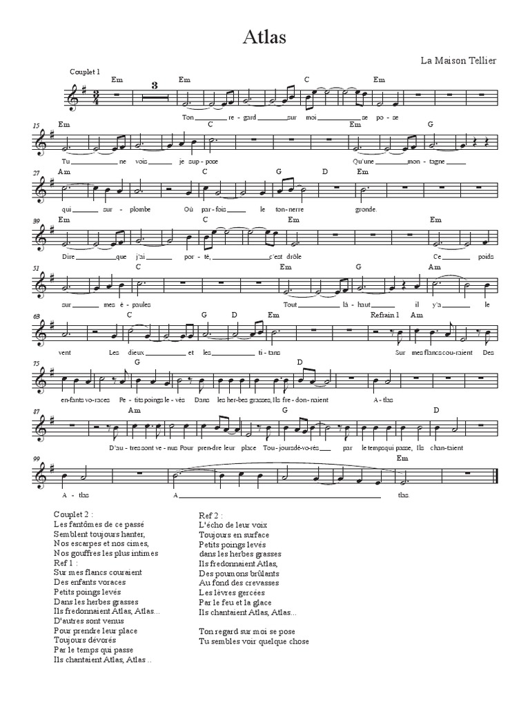 Atlas - Score | PDF