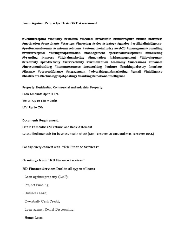 LAP - GST Ass | PDF | Business | Finance & Money Management