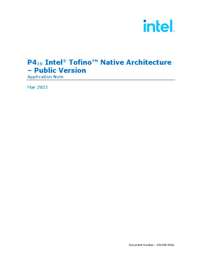PUBLIC - Tofino Native Arch Document | PDF | Parsing | Input/Output