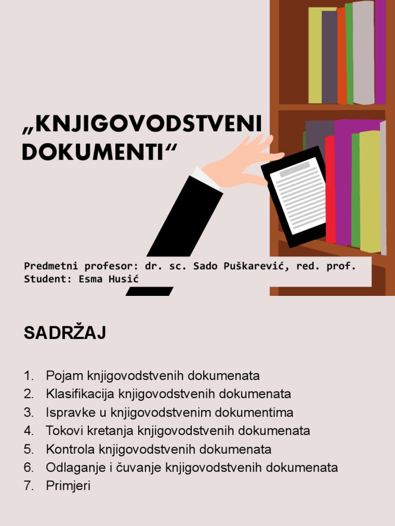 Knjigovodstveni Dokumenti FR | PDF