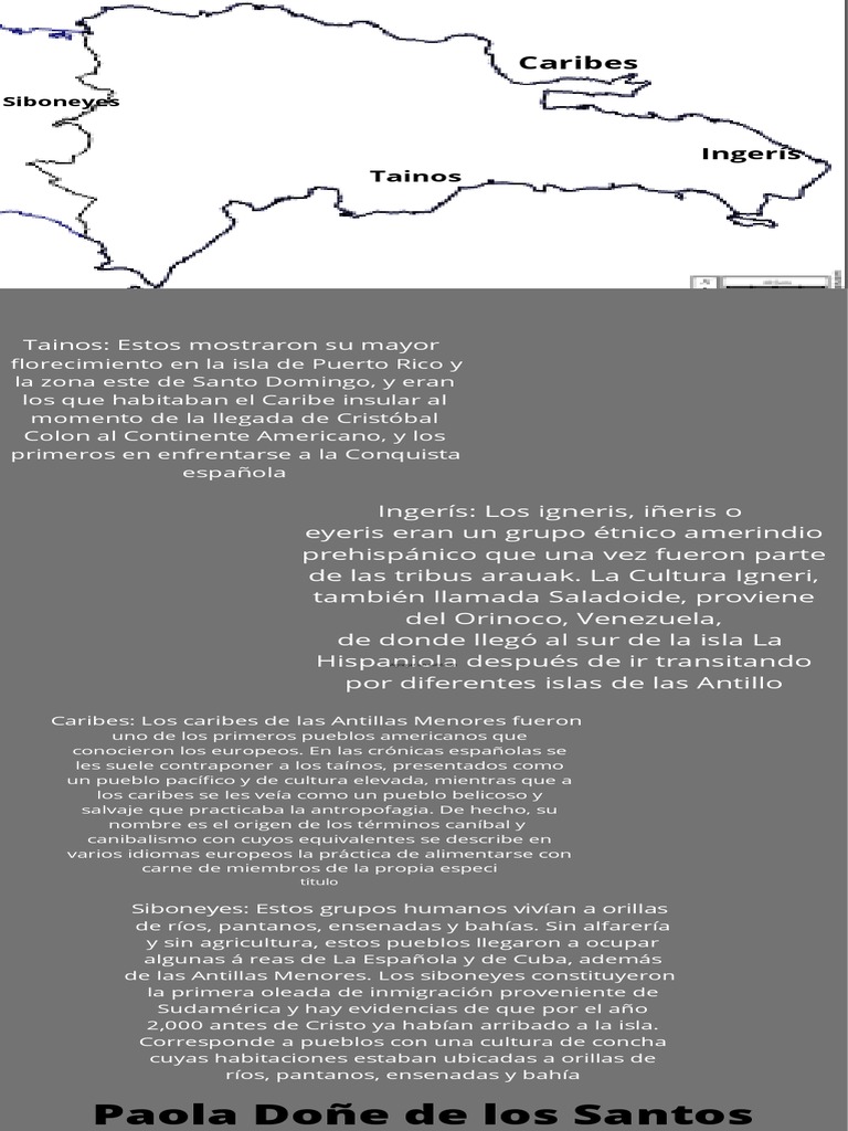 Tainos | PDF | Cultura de las Americas | América del Norte