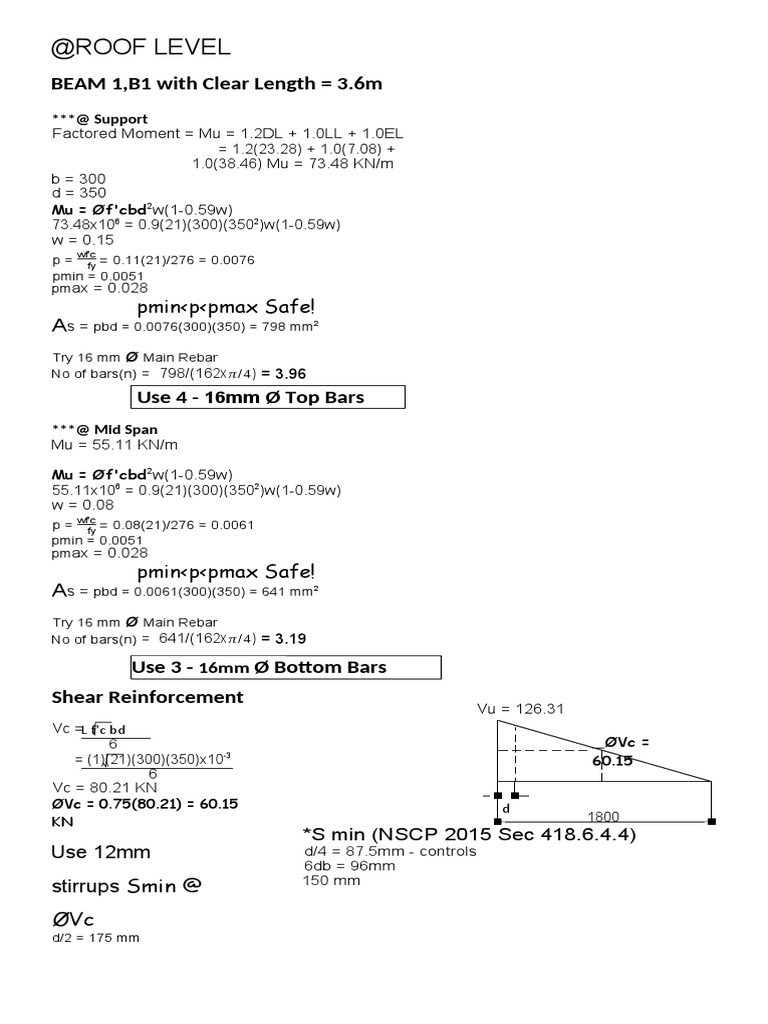 Correction Beam 2 | PDF | Architecture | Architectural Design