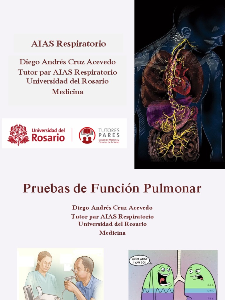 Pruebas de Función Pulmonar | PDF | Tos | Ciencias de la Salud