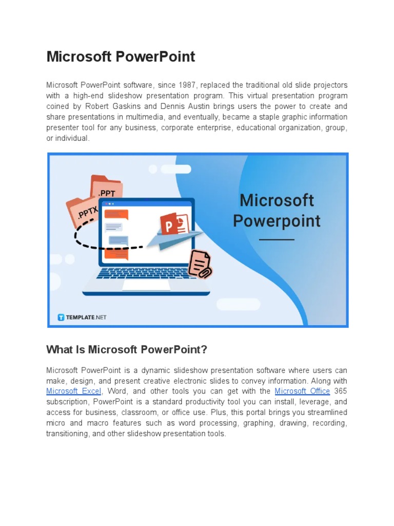 Microsoft PowerPoint1 | PDF | Microsoft Power Point | Computing