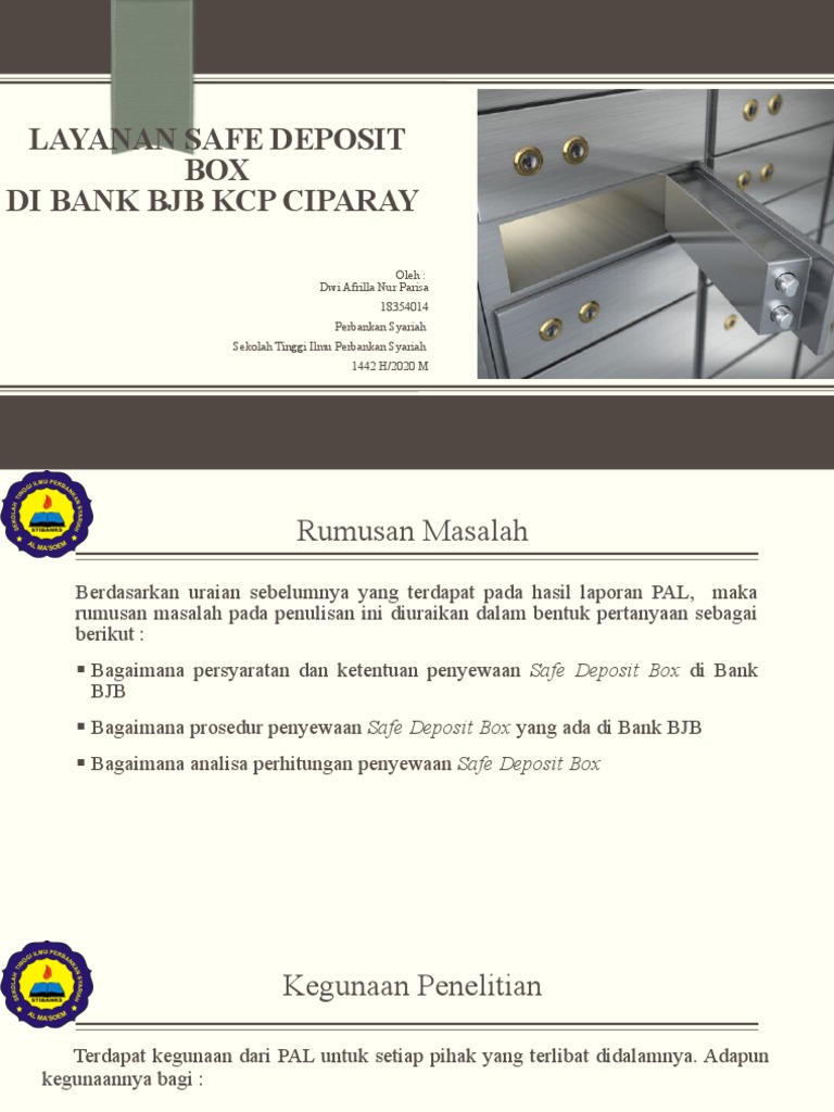 Safe Deposit Box | PDF