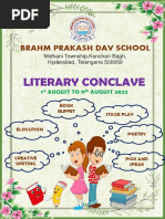 English - Literacy Week Activities and Schedule | PDF