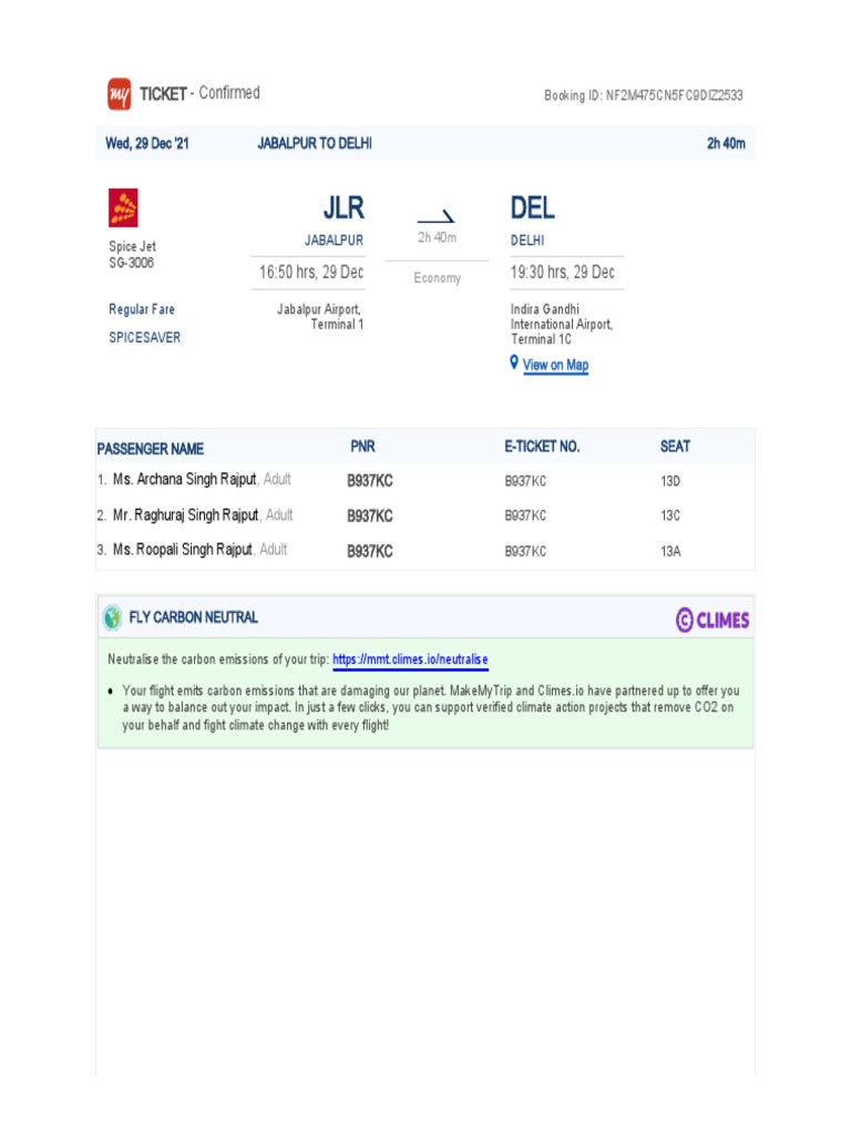Trips Flight DownloadETicket | PDF | Airport | Airlines