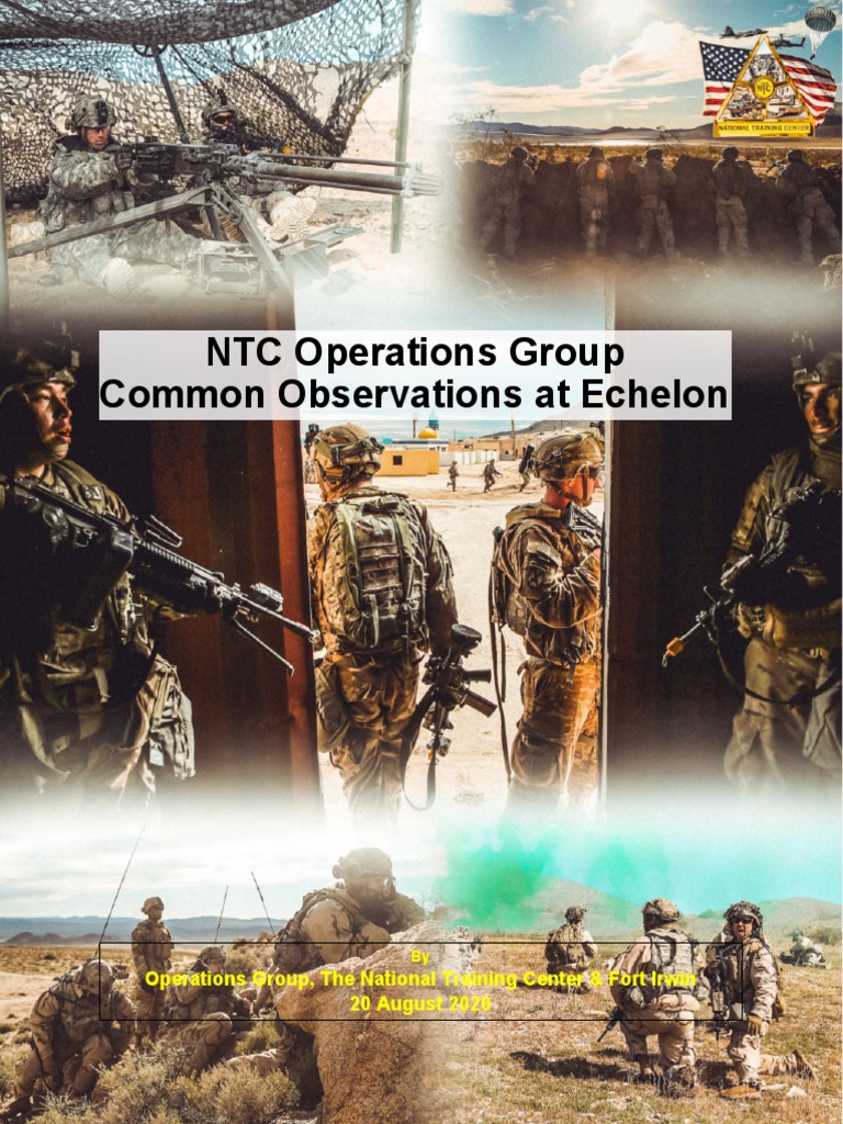 NTC Update (AUG 20) Common Observations by Echelon | PDF ...