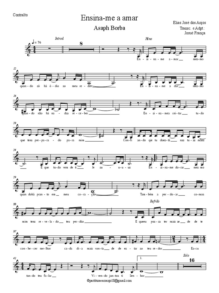 Ensina-Me Amar - Alto | PDF